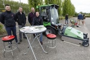 Onkruidbestrijding met de Weedsteam van Jean Heybroek