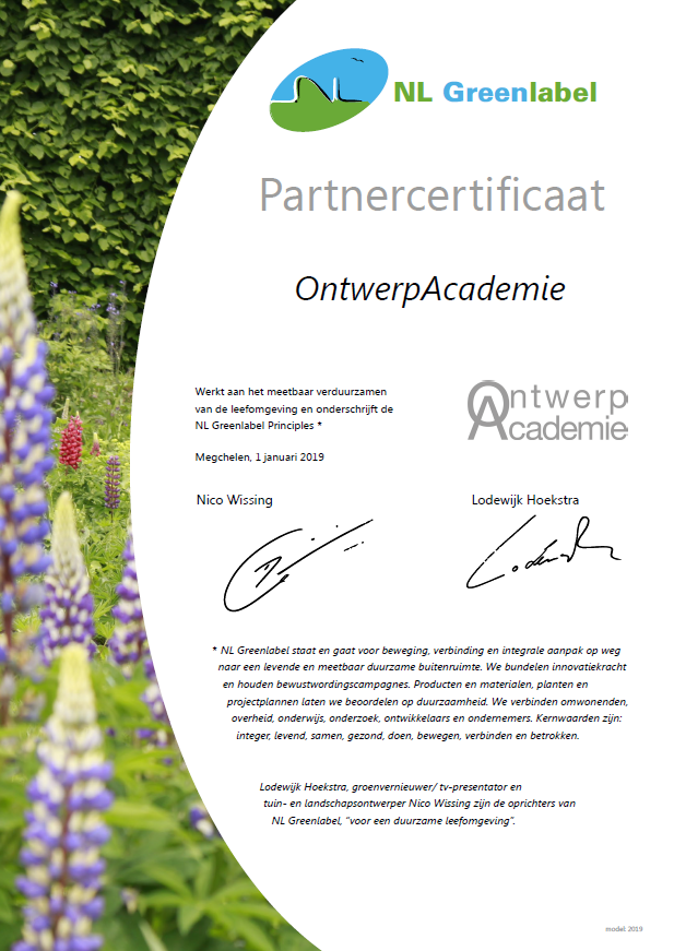 Ontwerpacademie nieuwe kennispartner van NL Greenlabel