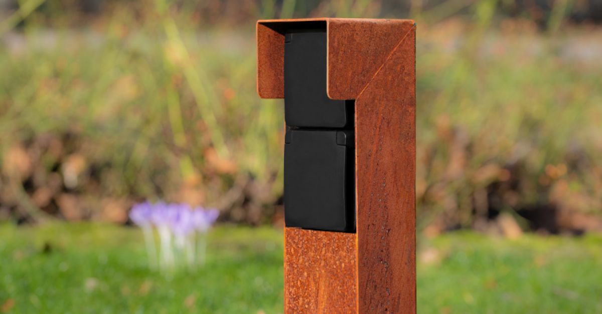 Voor iedere tuin een bijpassend tuinpaalstopcontact