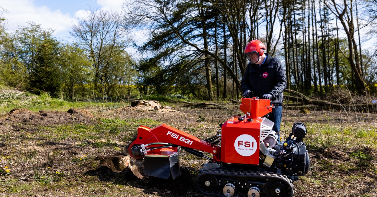 Nieuwe FSI B31 stobbenfrees geïntroduceerd in Nederland